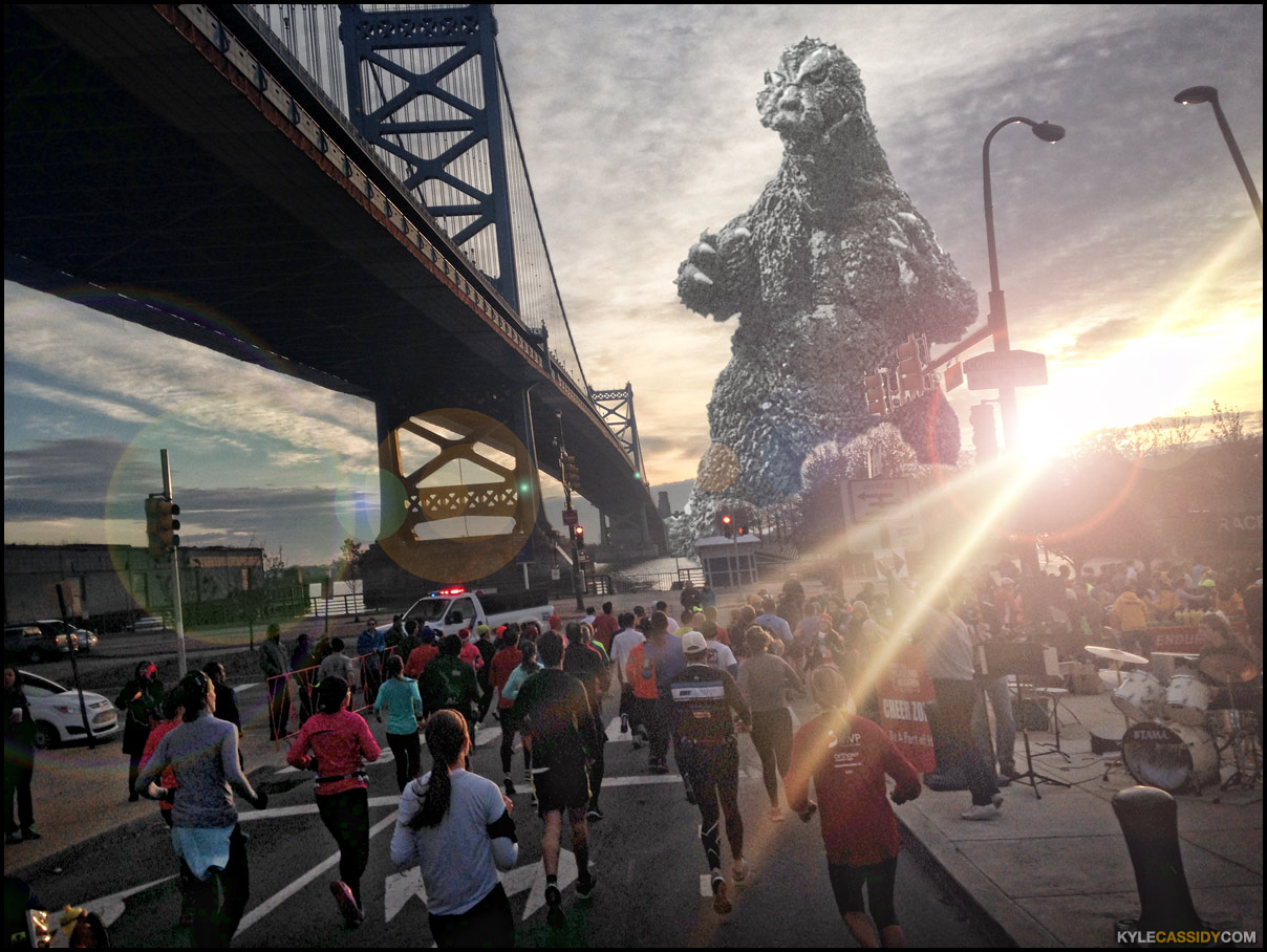 People Running From Godzilla